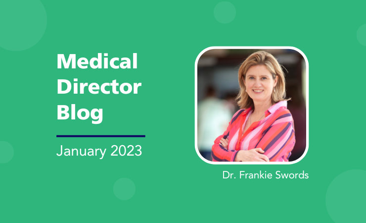 Medical Director blog: January 2023 – Dr Frankie Swords